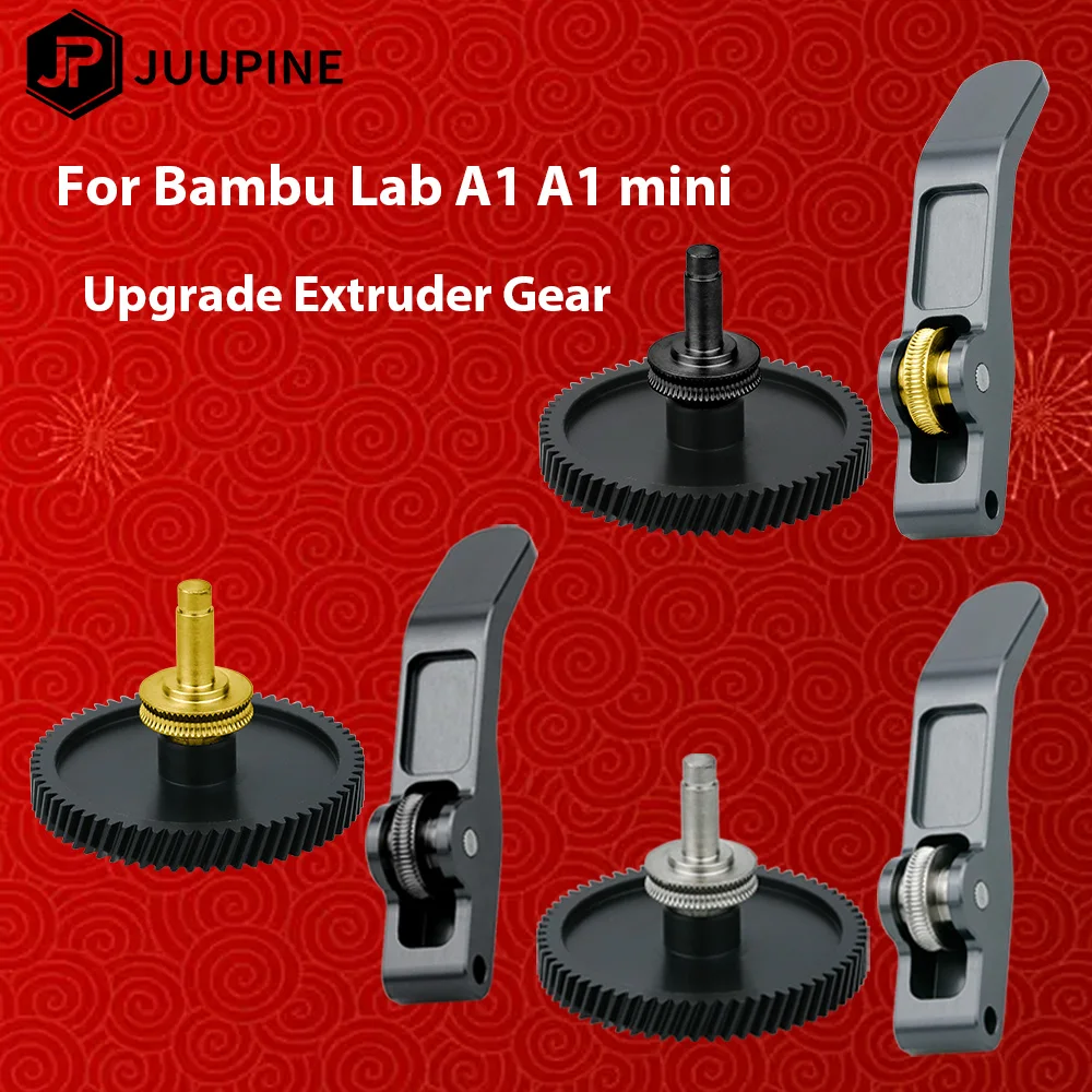 For Bambu Lab A1 A1 Mini Extruder Gear Hardened Steel Gear CNC POM ...