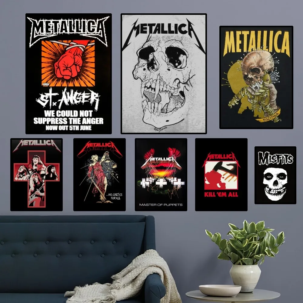 M-METALLICA-Classics-Band-Poster-Home-Room-Decor-Livingroom-Bedroom ...