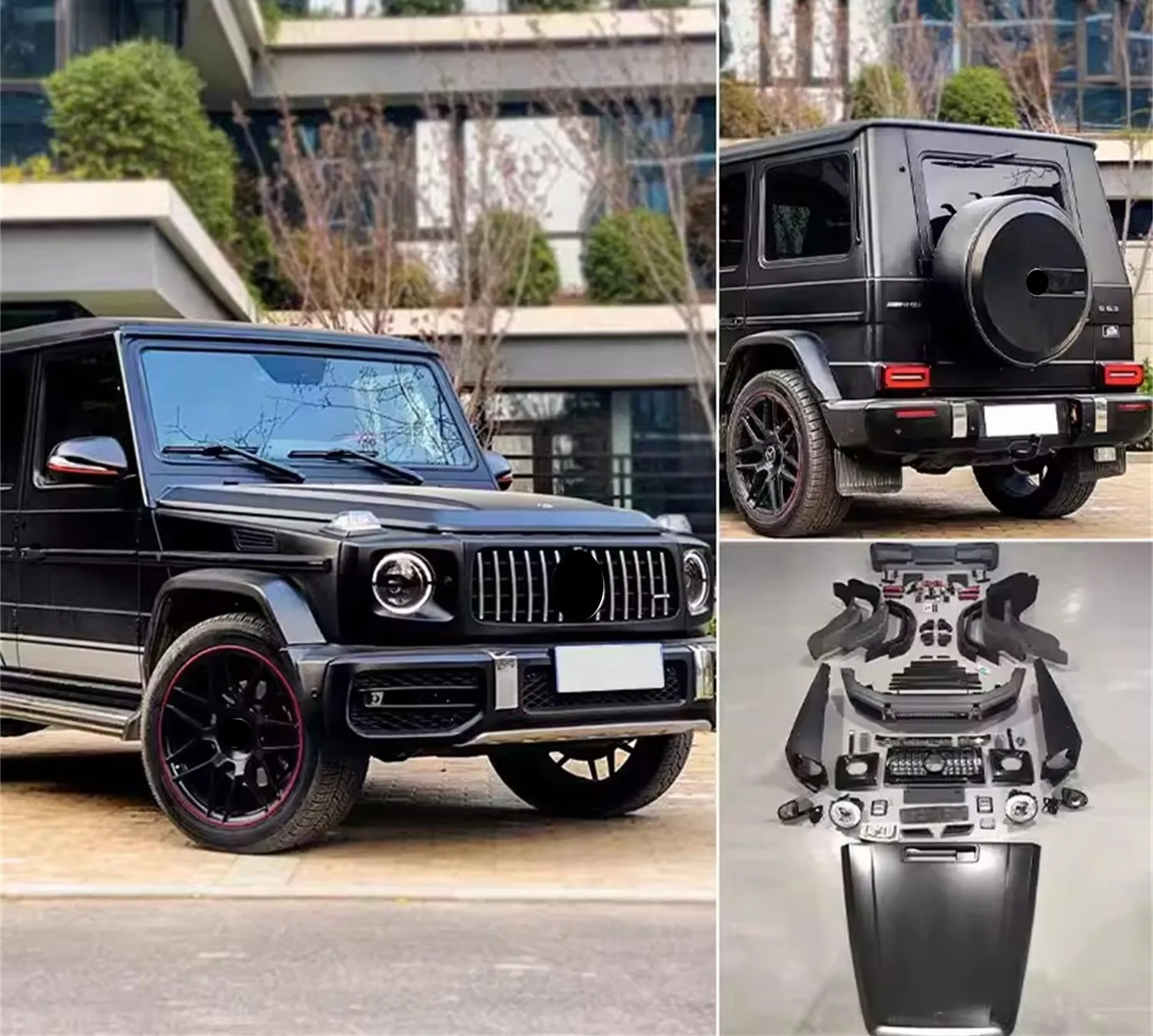 Car-Body-kit-for-Mercedes-Benz-G-Class-G350-G500-modified-G63-AMG-door ...