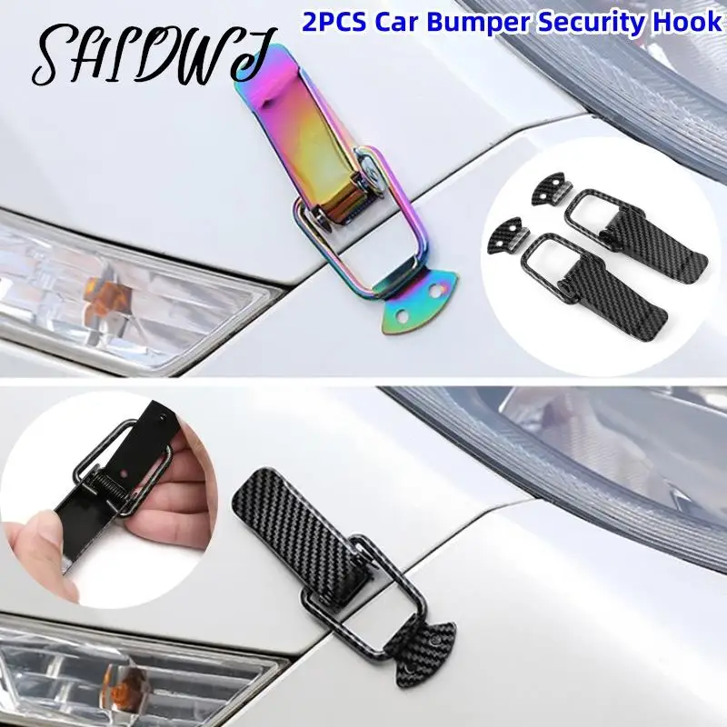 Universal Cars Accessaries 2Pcs Fastener Clip Alloy Mount Hood Pin ...