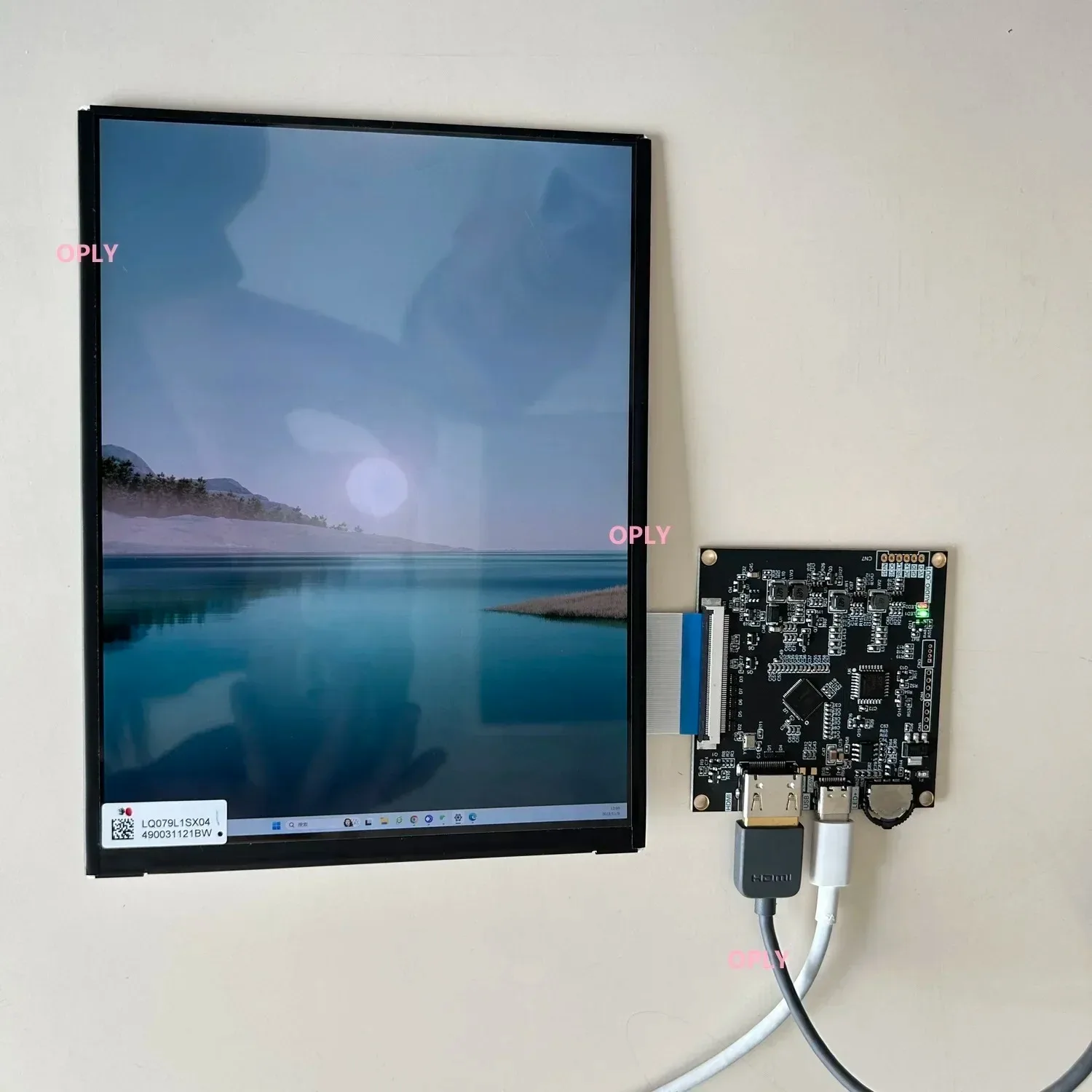 DIY-LCD-Screen-7-9-image-Panel-support-90-rotation-IPS-Laptops ...
