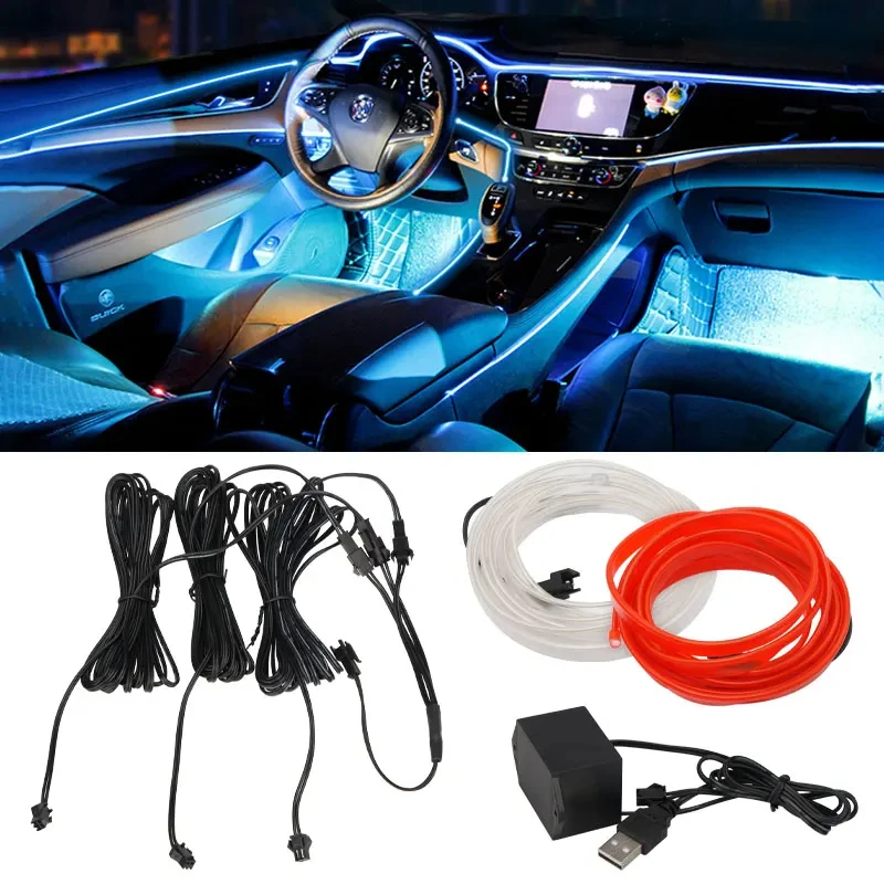 1M-2M-3M-5M-Auto-Ambient-Light-Fiber-Optic-Strips-Light-with-USB-Cigar ...
