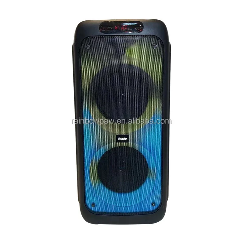 KTS Brodu speaker BTS-1388 Wireless Portable Speaker dual 8 inch BT ...