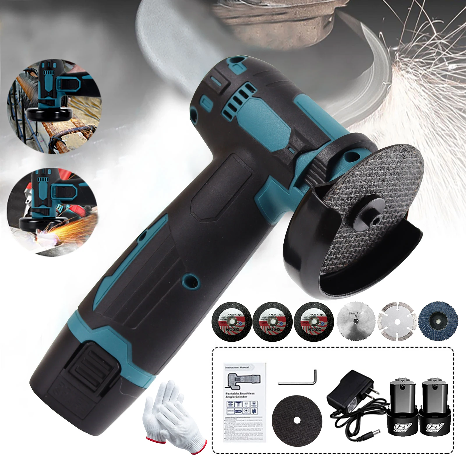 12V-Angle-Grinder-19500rpm-Electric-Polishing-Grinding-Machine ...
