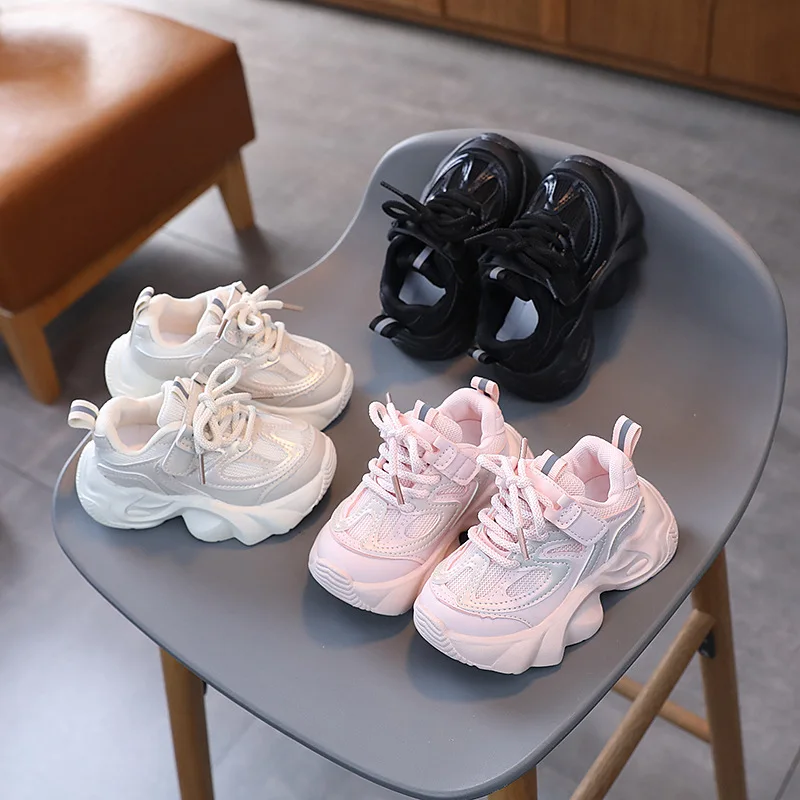 Children-Chunky-Platform-Sneaker-Stripe-Designer-Thick-Sole-Boy-Shoes ...