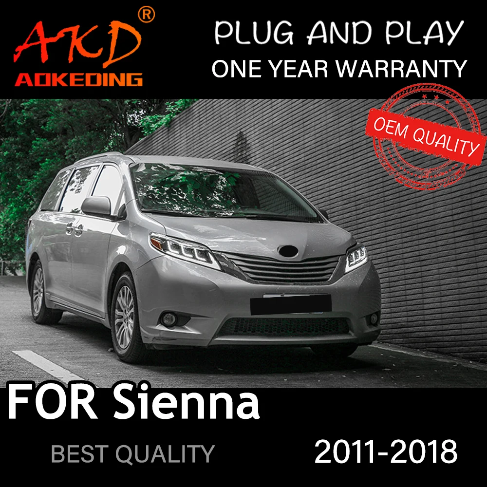 Head-Lamp-For-Car-Sienna-2011-2018-Headlights-Fog-Lights-Daytime ...