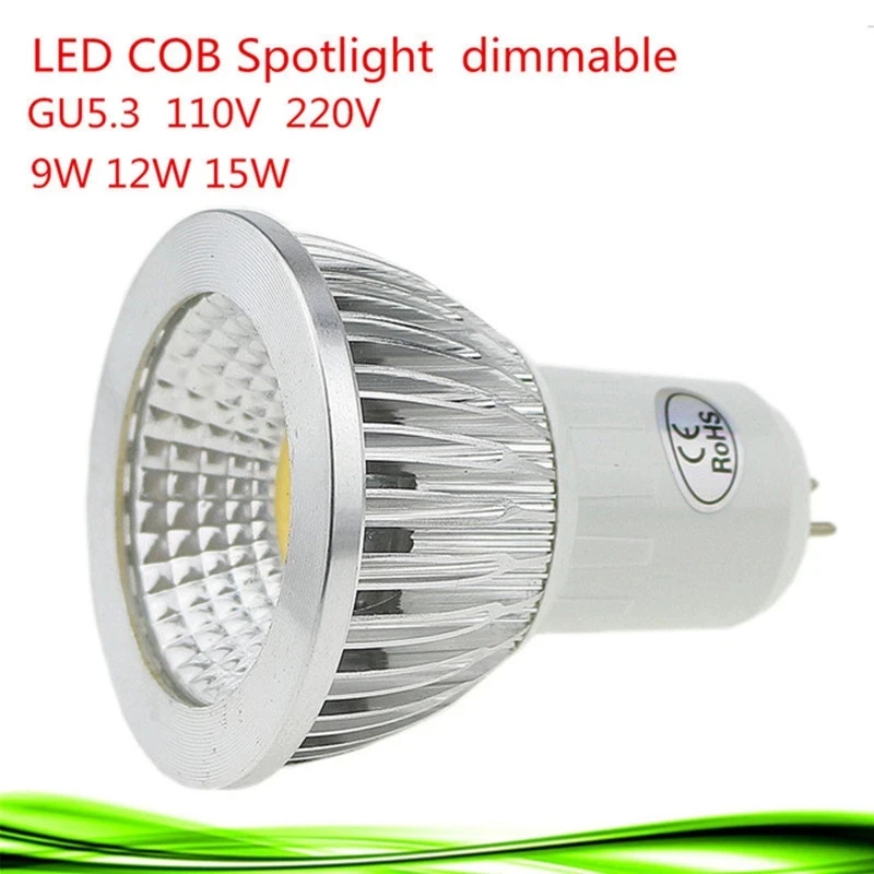 L-mpara-Led-de-alta-potencia-GU5-3-COB-9w-12w-15w-foco-Cob-regulable ...