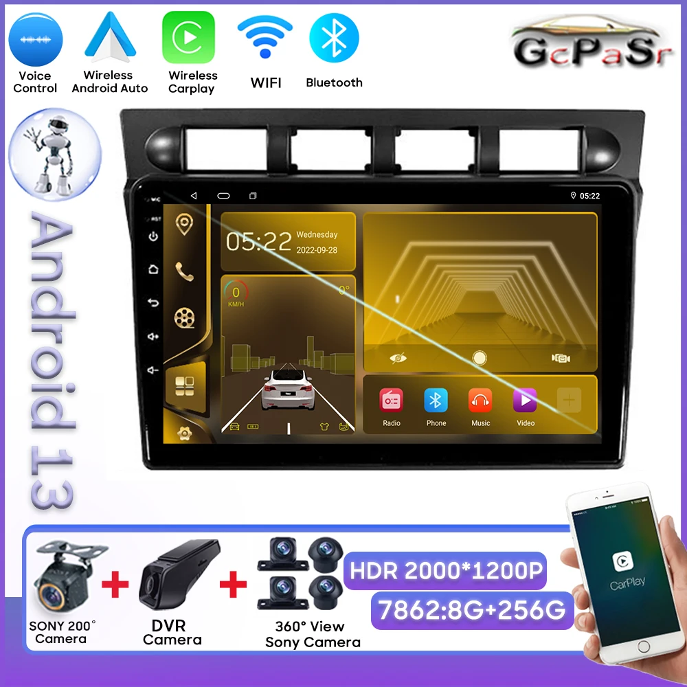 Car-Radio-For-Kia-Picanto-SA-Morning-2004-2007-GPS-Navigation-Stereo ...