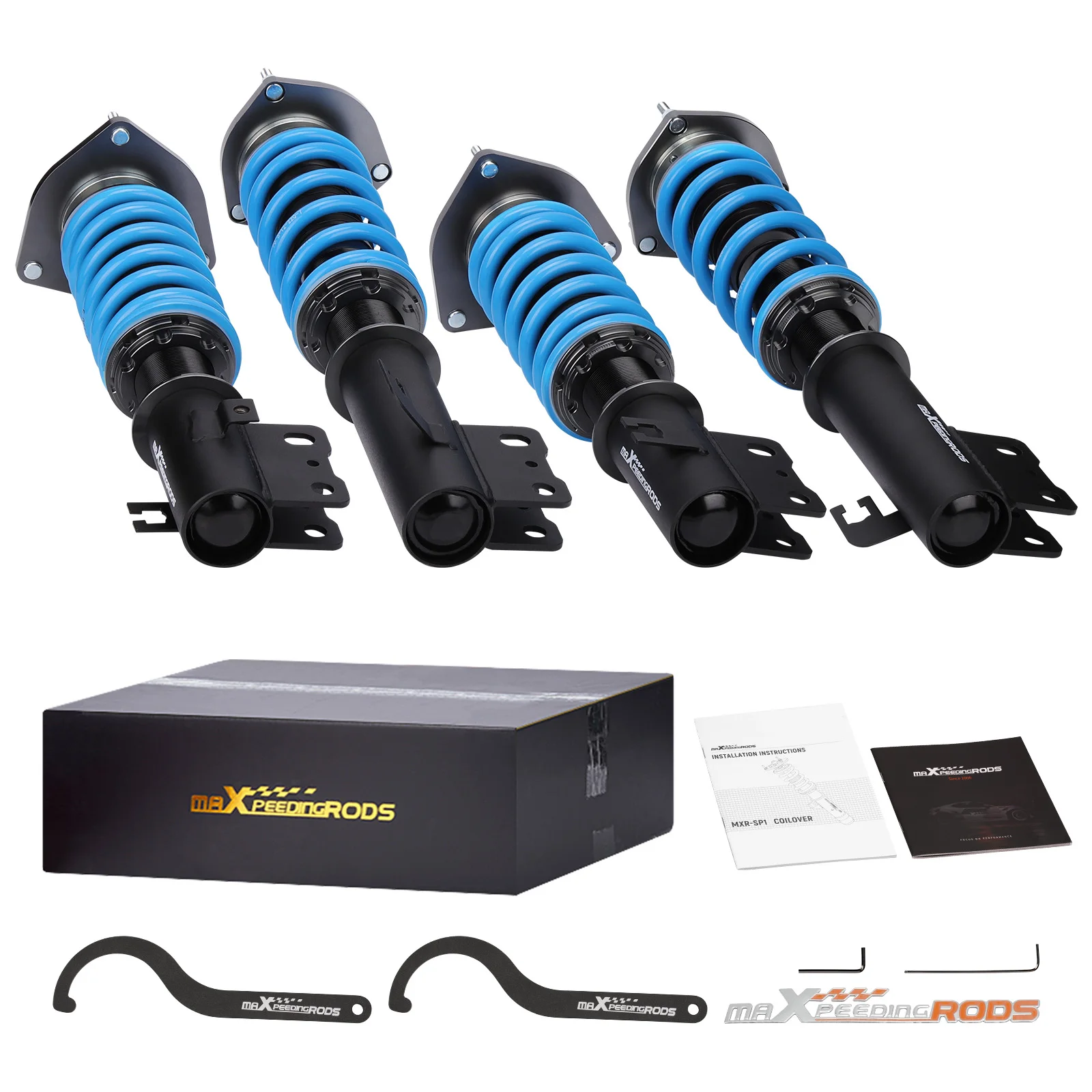 Lowering-Kit-Coilover-For-Subaru-Forester-SF-2-0L-4cyl-98-02-Adjustable ...
