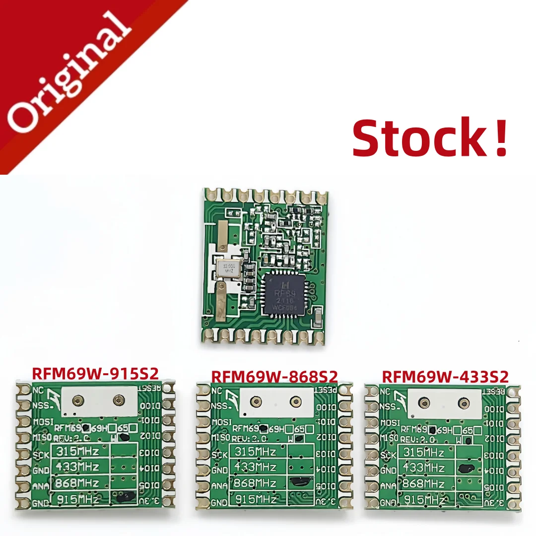 Original-New-RFM69-RFM69W-433S2-868S2-915S2-RFM69W-433MHZ-868MHZ-915MHZ-20dBm-HopeRF-Wireless ...