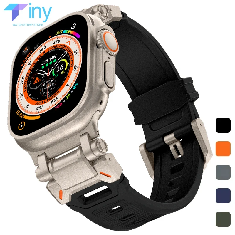 Bracelet-dehors-en-TPU-pour-Apple-Watch-9-45mm-Ultra-2-49mm-44mm-42mm ...
