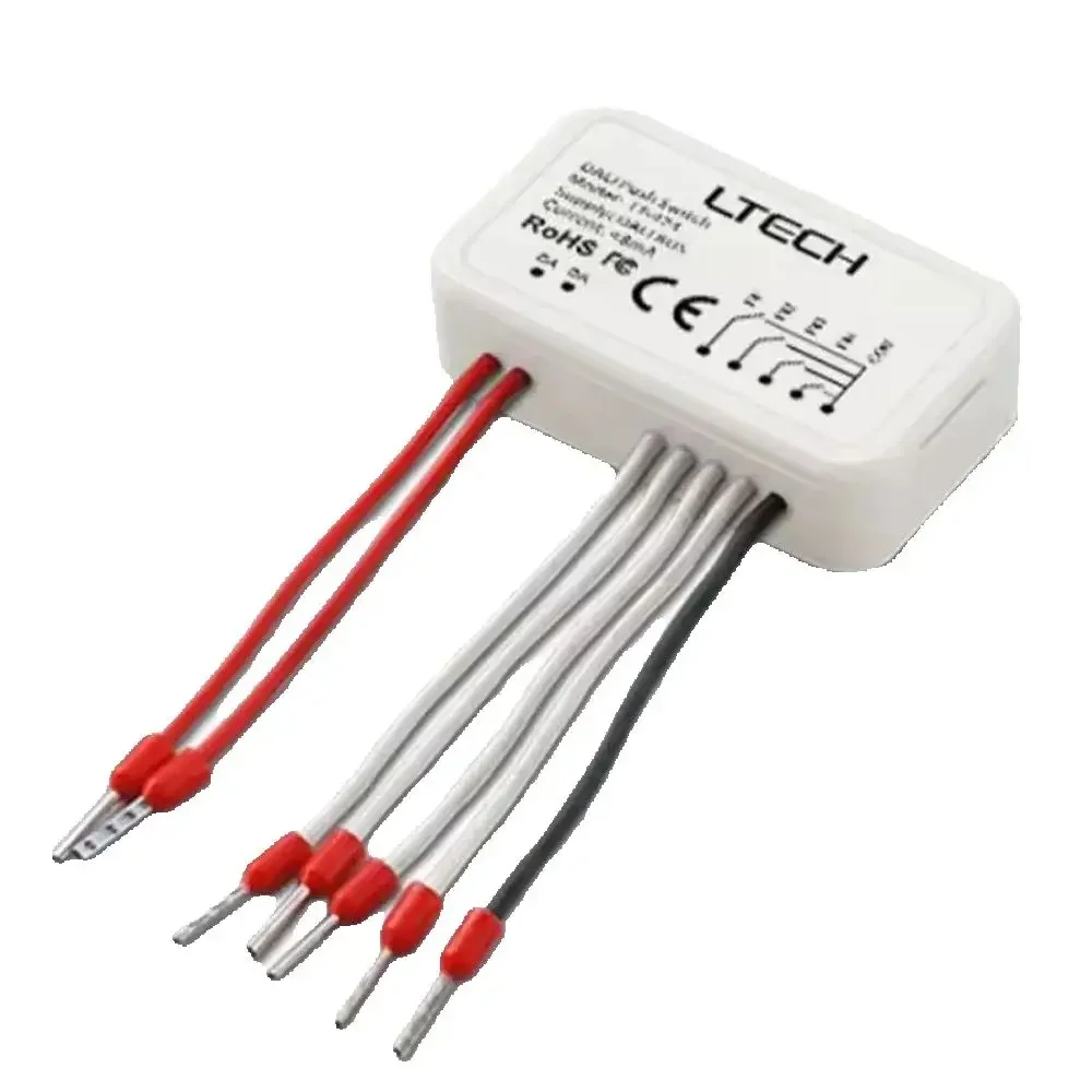 LTECH New DALI Push Switch LT-424 6 in 1 function Low Voltage Operation ...