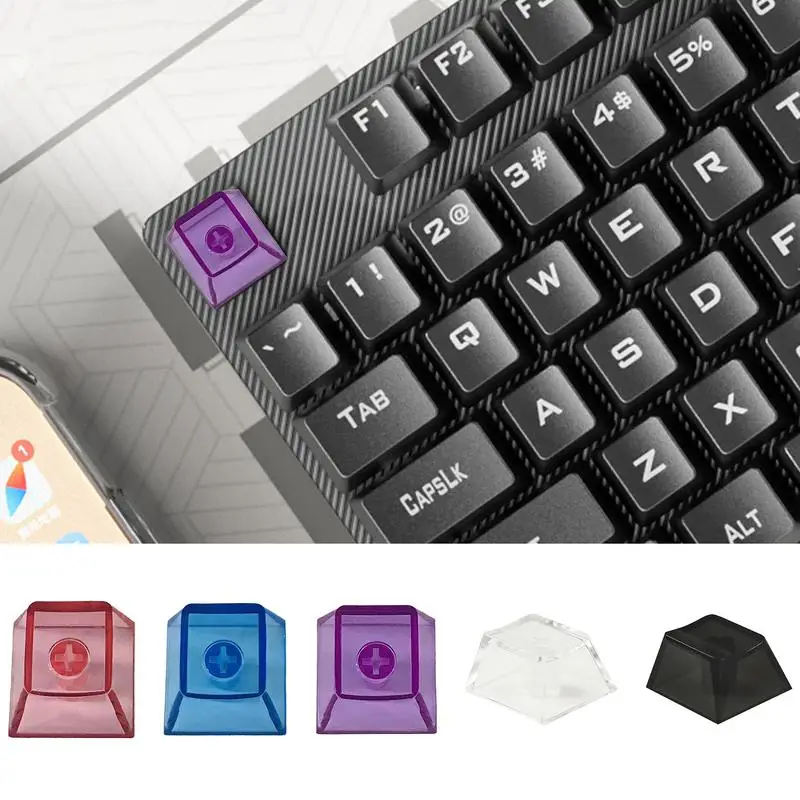 R4-Height-Transparent-Keycap-Solid-Color-Blank-Transparent-Keycaps ...