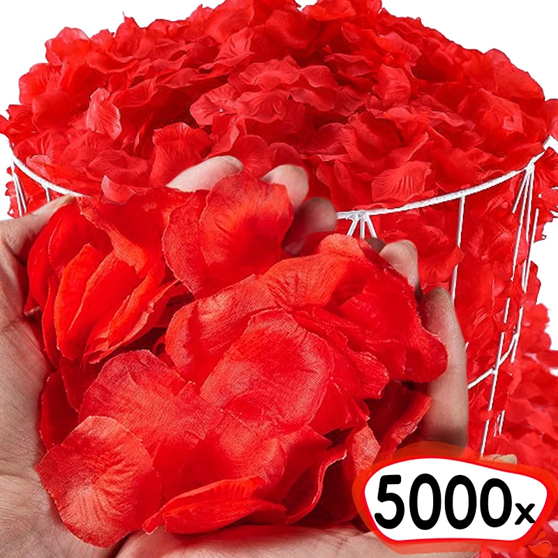 100-5000PCS-Colorful-Artificial-Fake-Rose-Petals-for-Romantic-Wedding ...