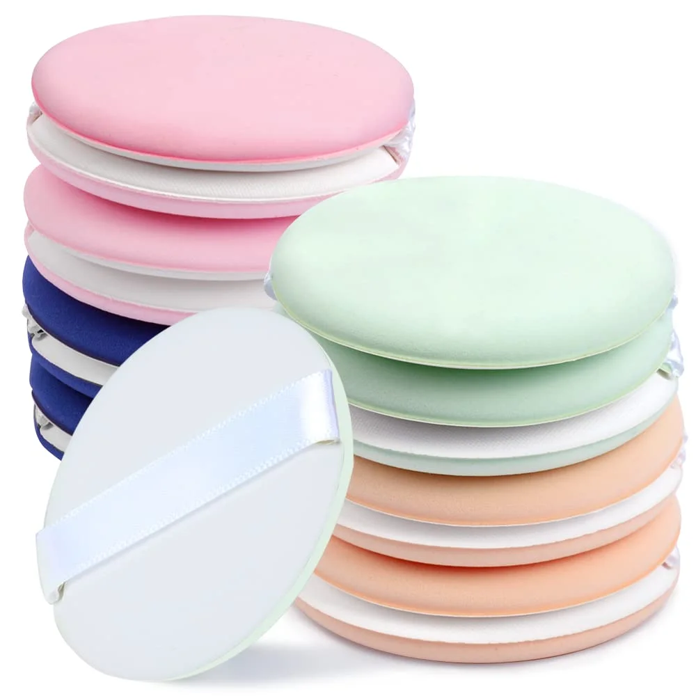 10-Pieces-Cushion-Foundation-Powder-Puff-Air-Cushion-Makeup-Puffs-Round ...