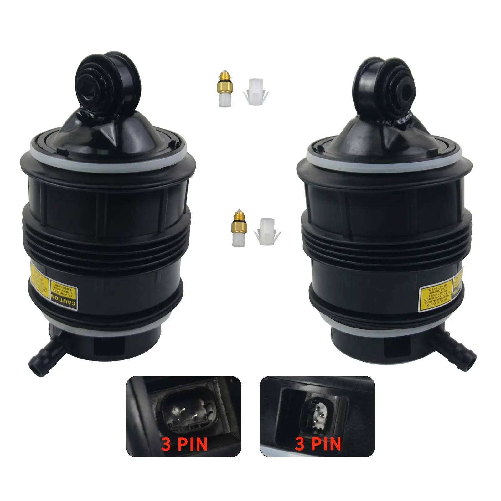 AP02 Pair 3pins Rear Air Spring bag For Mercedes E Class W211 S211 E320 ...