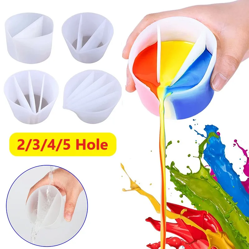 2-3-4-5-Grids-Silicone-Color-Mixing-Split-Cups-for-DIY-Pigment ...
