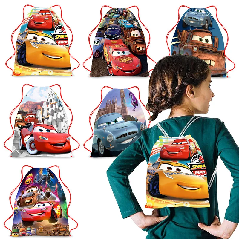 Anime-Disney-Backpack-Cars-Portable-Storage-Bag-Shoulder-Drawstring ...