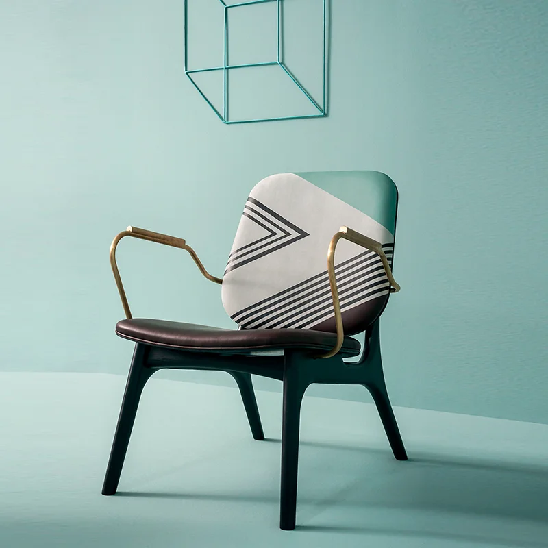 Nordic-Modern-Leisure-Chair-Solid-Wood-Leather-Fabric-Chair-Sales ...