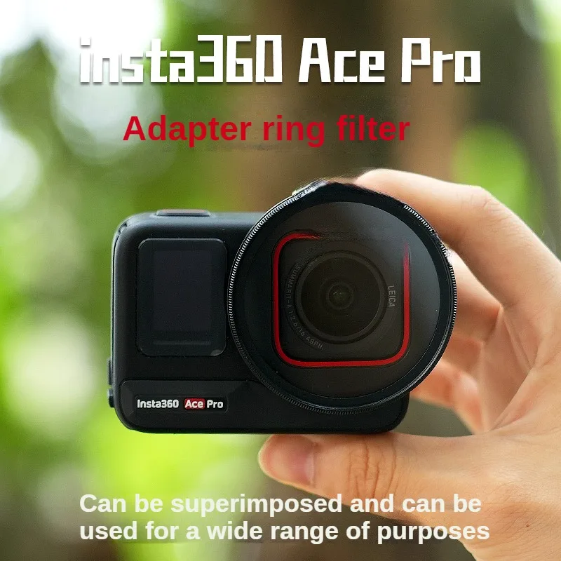 For-Insta360-Ace-Pro-52mm-Adapter-Ring-Threaded-Filter-ND-Dimming-CPL ...