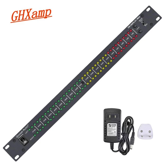 GHXAMP Professional Dual 40 LED Spectrum Stage Home Amplifier Speaker ...