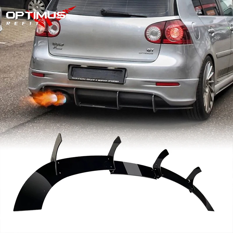 For-VW-Golf-5-MK5GTI-MK5R32-2006-2009-Car-Modified-Car-Rear-Diffuser ...
