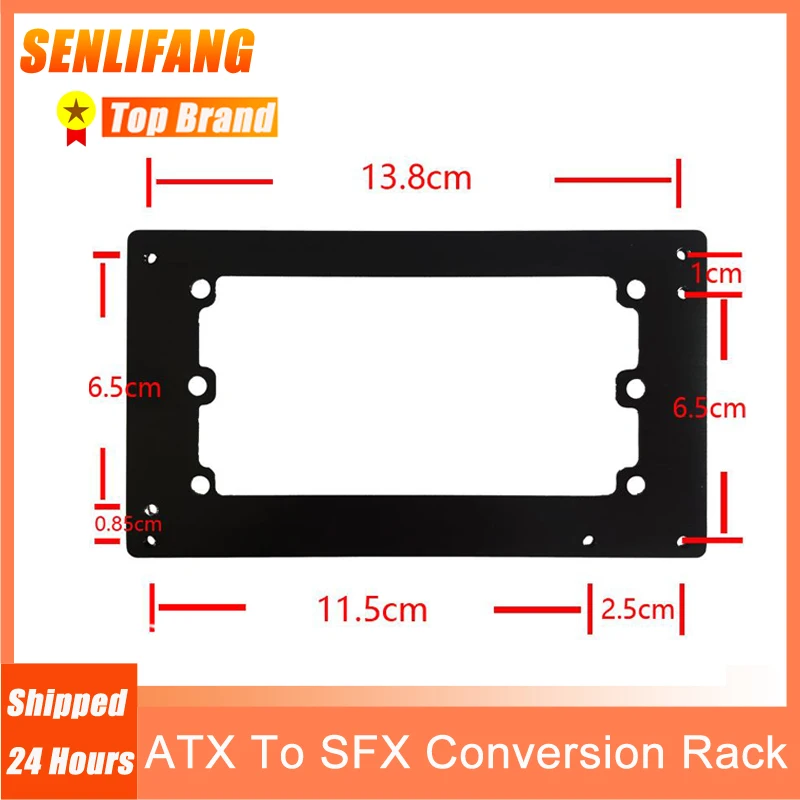 New-Desktop-ATX-Power-Supply-Baffle-Computer-Small-Chassis-SFX-Power-To ...