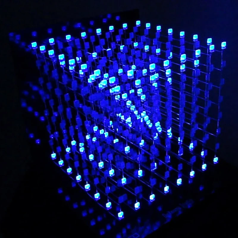 8-X8-X8-Light-Cube-Welding-DIY-Kit-3D-LED-Light-Cubeeds-Kit-with ...