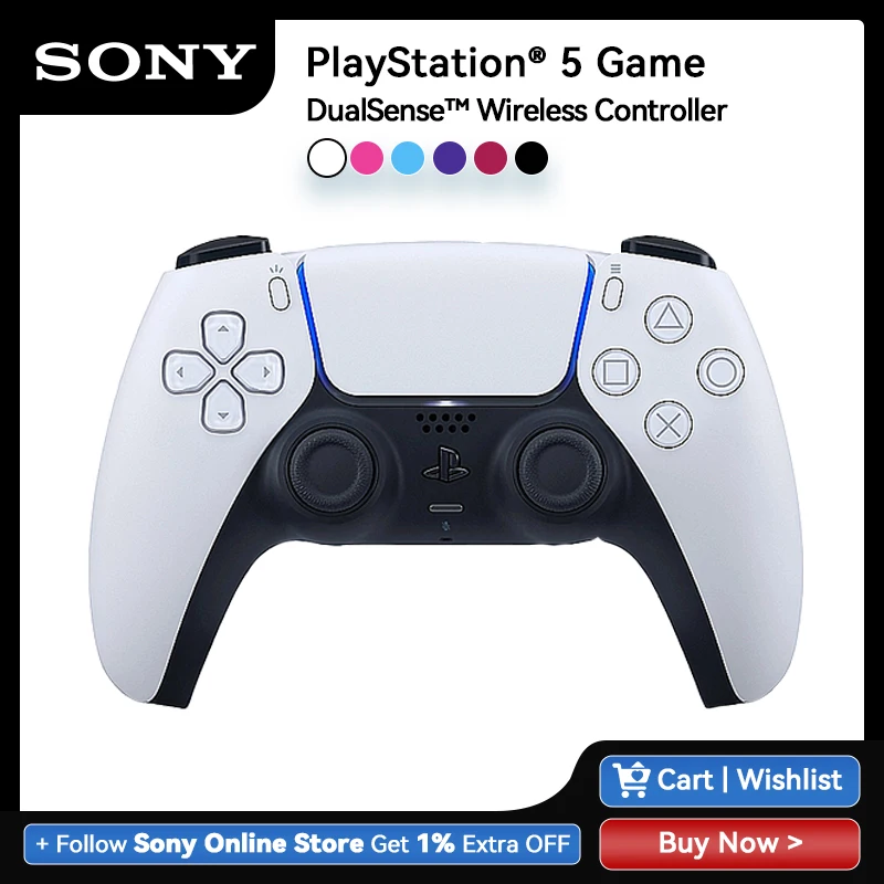 PlayStation-PS5-DualSense-Wireless-Controller-White-PlayStation-5 ...