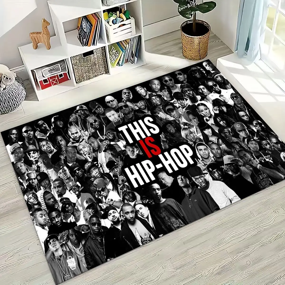 Legends Rapper Collection HIP HOP Rap Star Art Rug for Bedroom Living ...