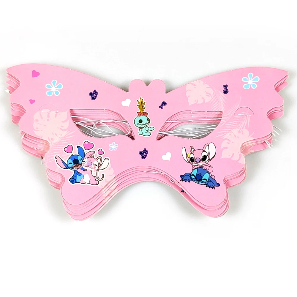 Angel-Stitch-Theme-Mask-Cover-para-Crian-as-Favores-para-Meninas-Happy ...