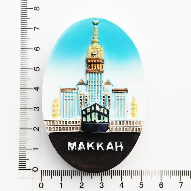 Saudi Arabia Mecca Travelling Fridge Magnets The Holy City Makkah ...