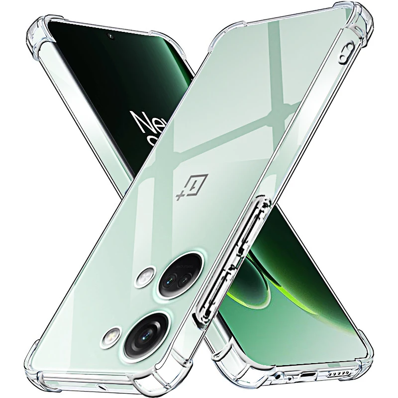 Silicone Case for OnePlus Nord 3 5G 2T 2 Lite Soft Shockproof Clear ...