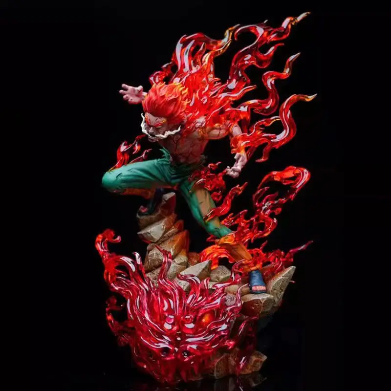 Naruto-Anime-Action-Figures-com-Luz-Might-Guy-Luminous-PVC-Modelo-Est ...