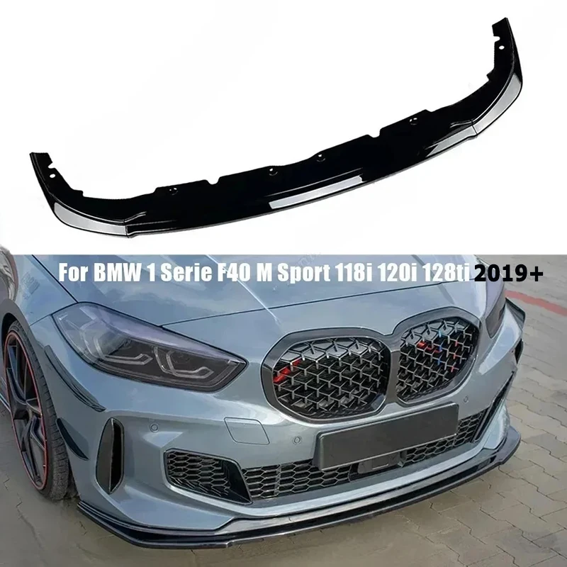 Car Front Bumper Lip Spoiler for BMW 1 Series F40 M Sport 118i 120i ...
