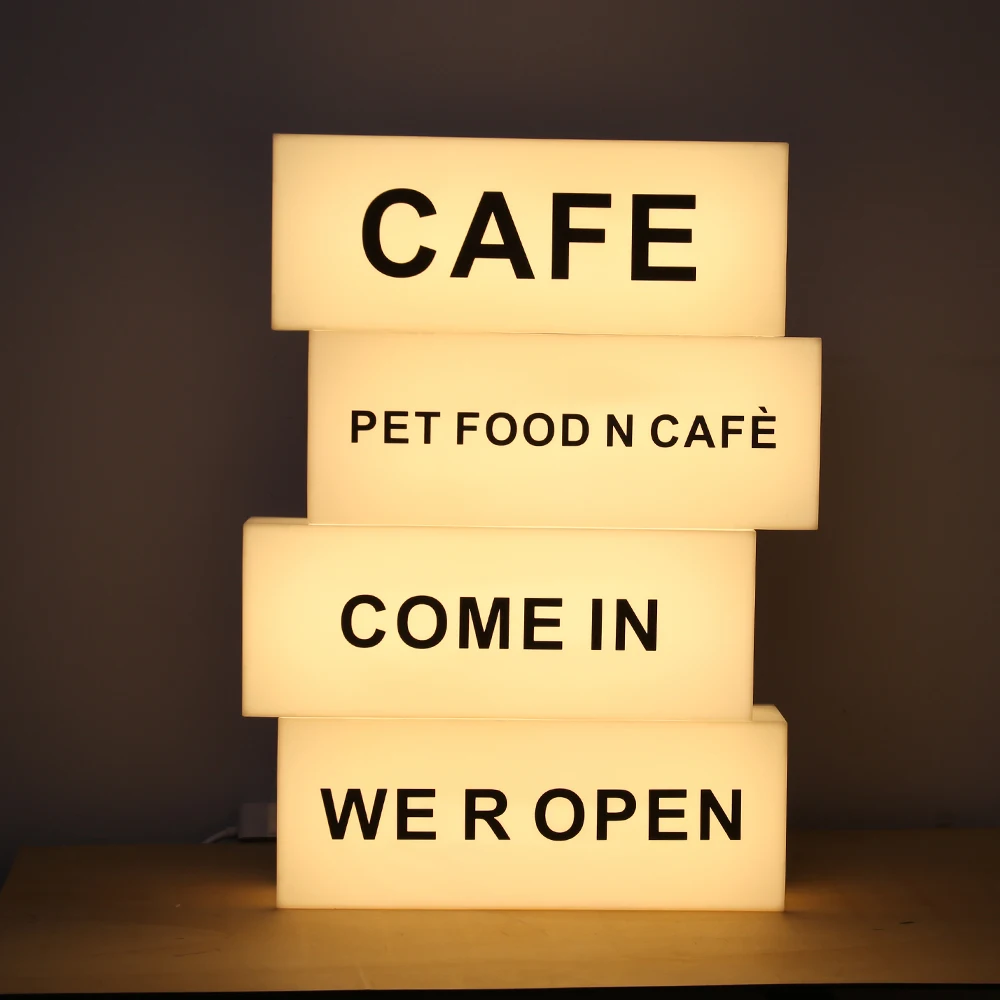 Lightbox-Custom-Lighting-Signs-For-Food-Truck-Dining-Car-Acrylic ...