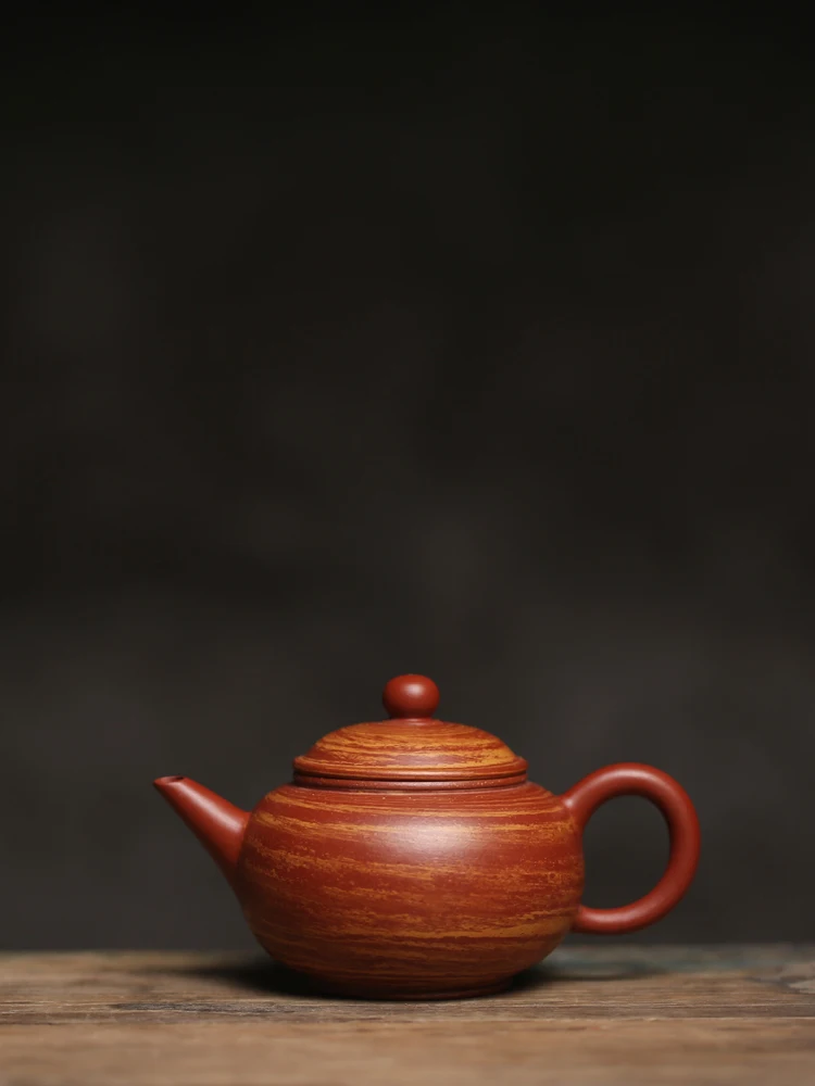 Horizontal-Teapot-Mixed-Mud-Chaozhou-Hand-Pulled-Kung-Fu-Teapot-Red ...