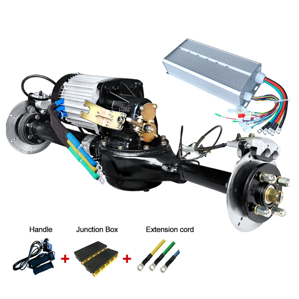 Kit-de-eje-trasero-de-alto-Torque-para-carros-de-tres-ruedas-60V-1500W ...