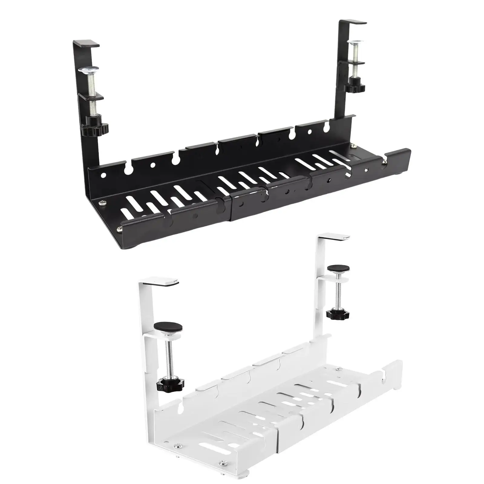 Sob-Mesa-Cable-Management-Bandeja-Iron-Wire-Organizer-Clamp-Rack-para ...