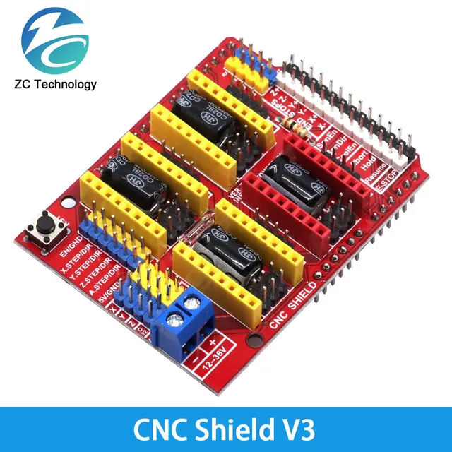 CNC Shield V3/CNC Shield V4 Engraving Machine / 3D Printer / A4988 Driver Expansion Board for ...