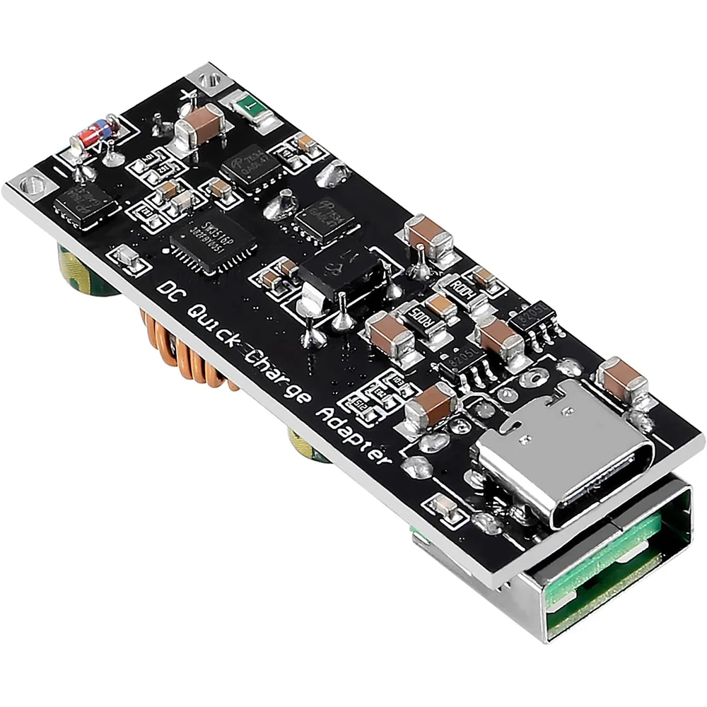 60W 6 35V DC To USB Type C PD 3 0 QC4 Type A QC3 0 DC Fast Charge 12V