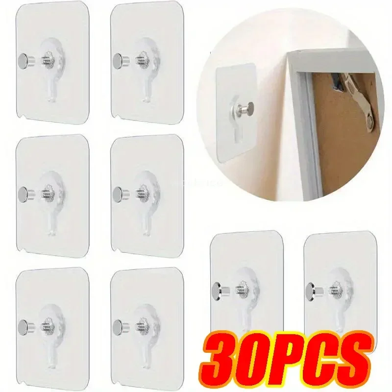 Strong-Adhesive-Wall-Hook-Without-Piercing-Picture-Hanger-Self-adhesive ...