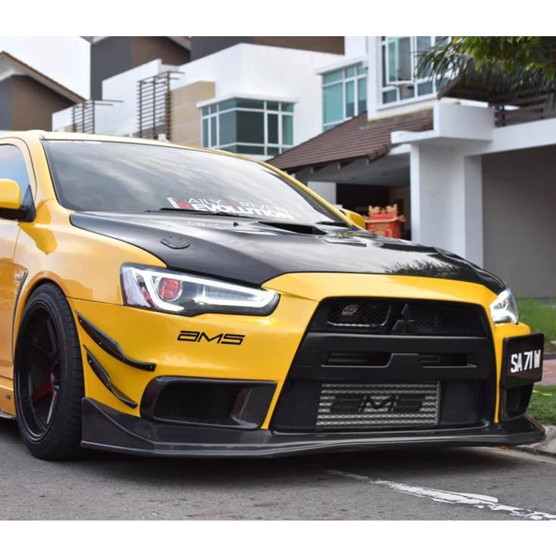 Lancer-Evo-X-Jun-Front-Lip-Car-Front-Bumper-Splitter-Lip-Diffuser ...