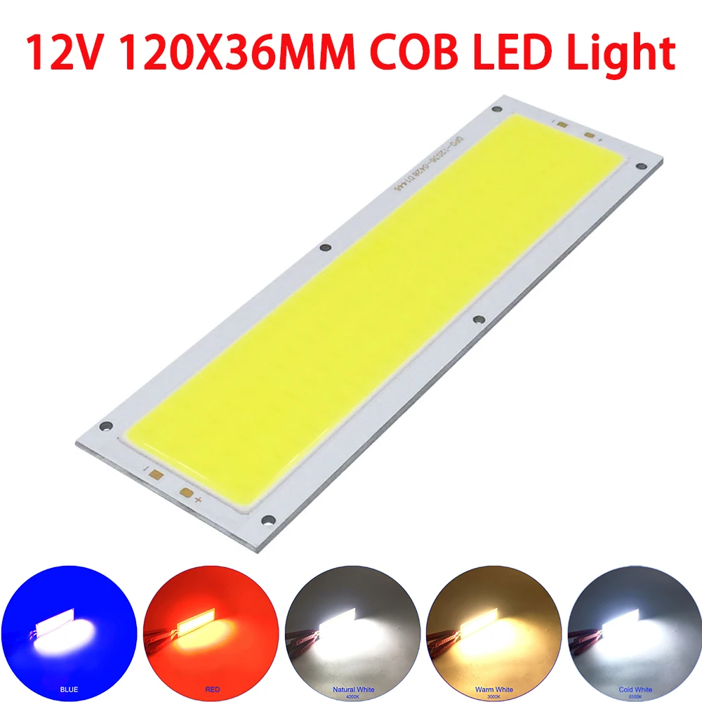 120x36MM-Light-Emitting-Diod-1300LM-Ultra-Bright-LED-Light-Source-12V ...