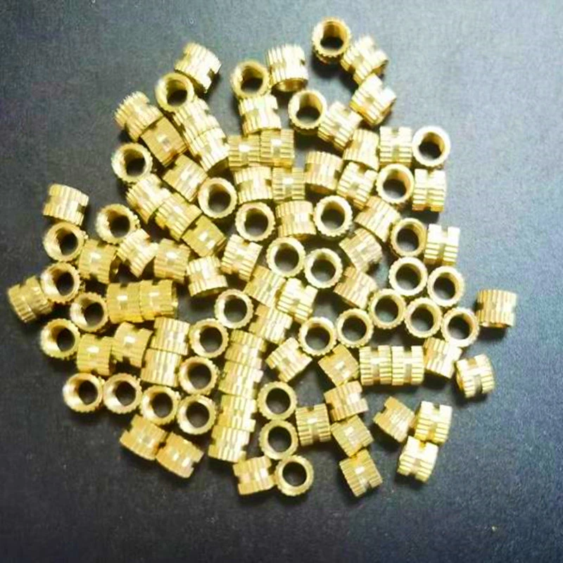 10-100pcs M1 M1.2 M1.4 M1.6 M2 M2.5 M3 M4 M5 M6 M8 M10 Brass Insert Nut Injection Molding Brass ...