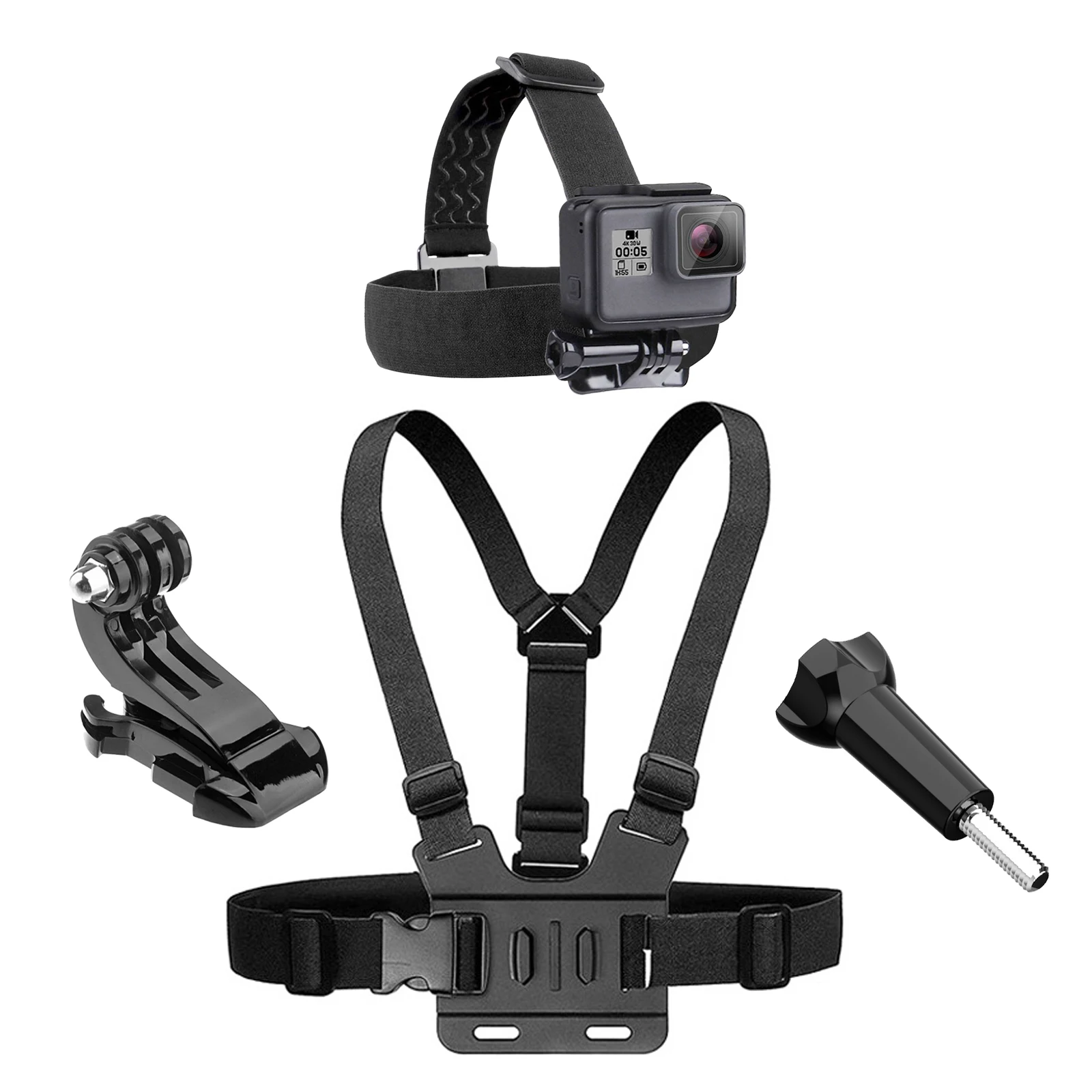 For GoPro Chest Strap Headband J Hook Mount For Insta360 X4 X3 GoPro ...