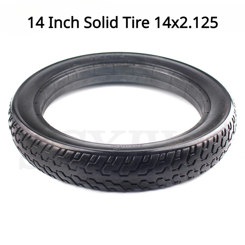 14x2-125-14-Inch-Solid-Rubber-Tire-Explosion-proof-Airless-Tyre-Parts ...