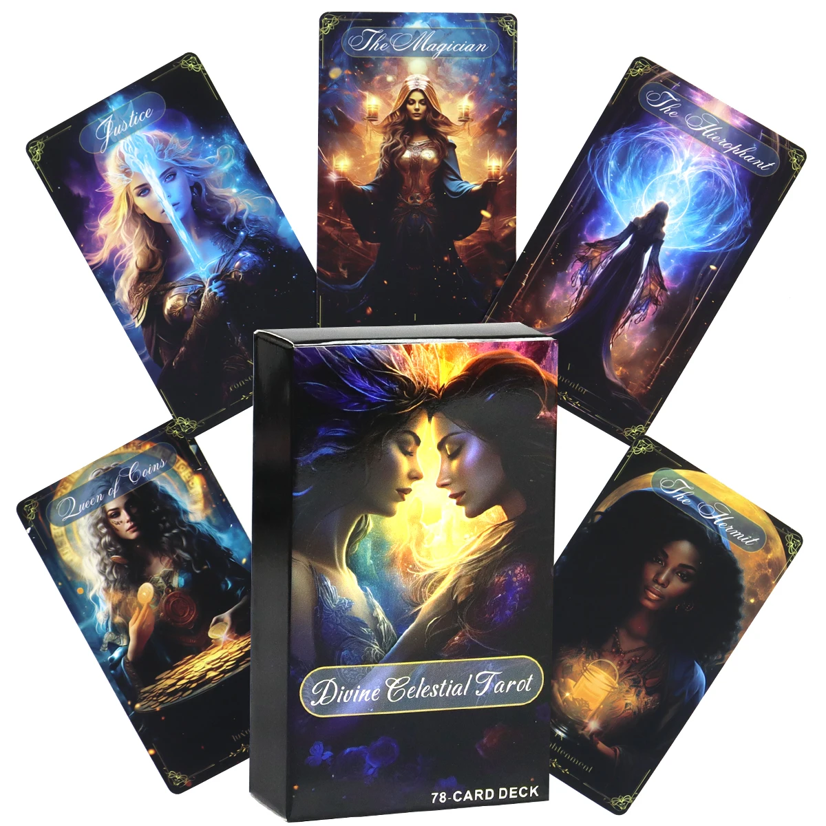 Divine-Celestial-Tarot-Cards-10-3x6cm-For-Family-Party-High-Quality-Fortune-Telling-Divination ...