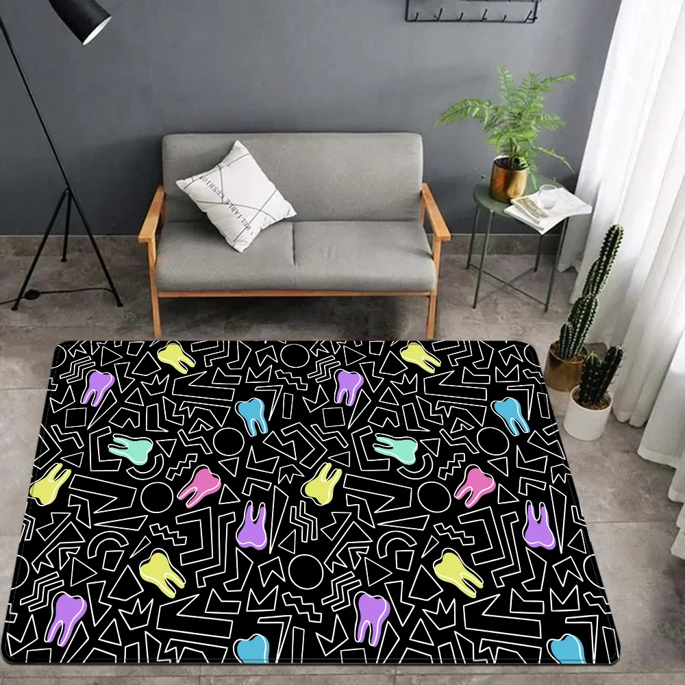 Cute-Teeth-Dentist-Tooth-Floor-Mat-Anti-slip-Absorb-Water-Long-Strip ...