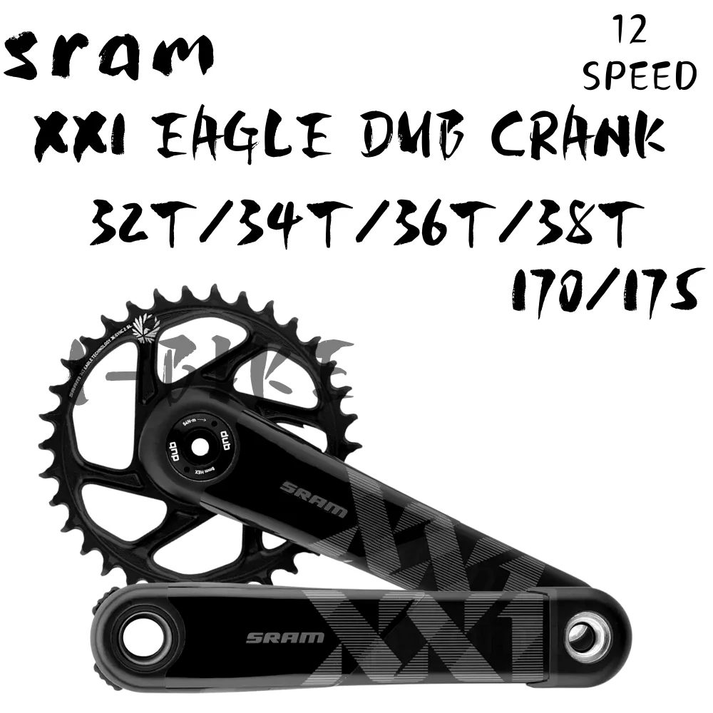 SRAM-XX1-Eagle-DUB-SL-Crankset-1x11Speed-1x12Speed-32T-34T-36T-Corrente ...